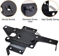 China Gate Spring Bolt Cover Stainless Steel Door Latch with Single-side Bracket Structure for sale