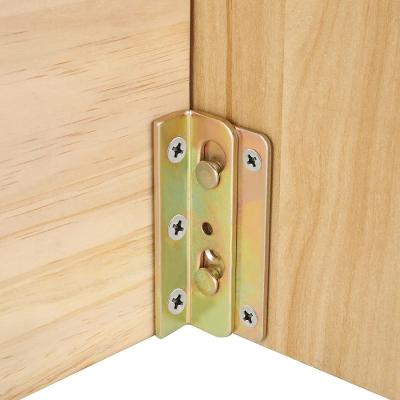China Effortlessly Connect Your Wooden Bed Frame with Heavy Duty No-Mortise Bed Rail Connectors for sale