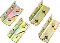 China Effortlessly Connect Your Wooden Bed Frame with Heavy Duty No-Mortise Bed Rail Connectors for sale