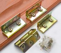 China Effortlessly Connect Your Wooden Bed Frame with Heavy Duty No-Mortise Bed Rail Connectors for sale