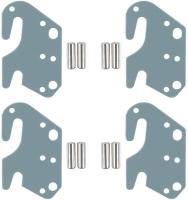 China Silver Furniture Hardware Fittings Bed Sofa Couch Brackets Rail Hooks Bed Bracket Hinges for sale