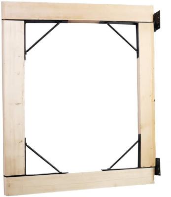 China No-Sag EasyGate Bracket Kit Strong Corner Brace and Hinge for Iron Gate Customized for sale