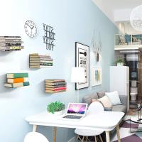 China Triangle Bracket Metal Wall Mounted Corner Bookshelf for Multipurpose Library Storage for sale