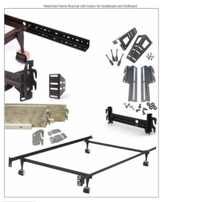 China Fixed Support Folding Bracket Metal Bed Frame L Shape Parts with Customized Size and 1 for sale
