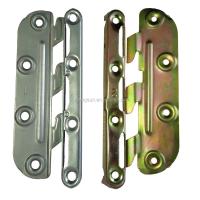 China Fixed Support Folding Bracket Metal Bed Frame L Shape Parts with Customized Size and 1 for sale