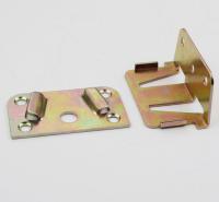 China Powder Coating Metal Bed Frame Parts Bed Hook Plate Bracket Fittings Bed Rail Brackets for sale