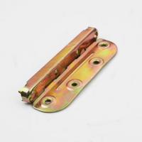 China Powder Coating Metal Bed Frame Parts Bed Hook Plate Bracket Fittings Bed Rail Brackets for sale
