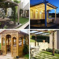 China Enhance Your Outdoor Area with Nonstandard Wood Deck Fence Post Base Pergola Brackets for sale