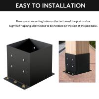 China Enhance Your Outdoor Area with Nonstandard Wood Deck Fence Post Base Pergola Brackets for sale
