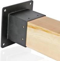 China Enhance Your Outdoor Area with Nonstandard Wood Deck Fence Post Base Pergola Brackets for sale