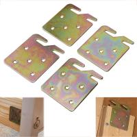 China Shelf Bracket Headboard Footboard Frame Adapter Kit for Wood Bed Rail Hook Plates for sale