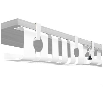 China Functional Design Cable Duct Desk No Drilling Wire Management Tray for Workplace for sale