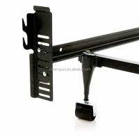 China Silver Zinc Plated Swivel Bed Frame Hinge Bracket for Metal Headboard Hooks Conversion for sale