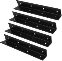 China 4mm/6mm Thickness Steel Corner Brace L Corner Bracket Joint for Wood Cabinets Furniture for sale