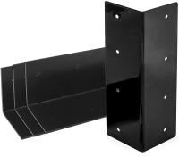 China 4mm/6mm Thickness Steel Corner Brace L Corner Bracket Joint for Wood Cabinets Furniture for sale