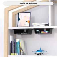 China Functional Design Under Table Storage Shelf for Adjustable Stand Up Table Organizer for sale