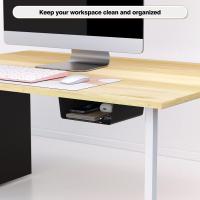 China Functional Design Under Table Storage Shelf for Adjustable Stand Up Table Organizer for sale