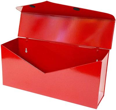 China Wall Mount Locking Mailbox Waterproof Iron Mental Address Numbers Mail Box Outdoor for sale