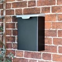 China Wall Mount Locking Mailbox Waterproof Iron Mental Address Numbers Mail Box Outdoor for sale