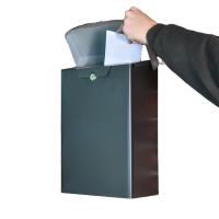 China Wall Mount Locking Mailbox Waterproof Iron Mental Address Numbers Mail Box Outdoor for sale