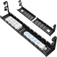China Under Desk Wire Management Cord Organizer Clampable Cable Basket Cord Holder Tray for sale