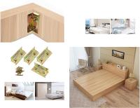 China 0.52kg Wooden Bed Rail Hooks Durable Hardware for Home Furniture Improvement Projects for sale