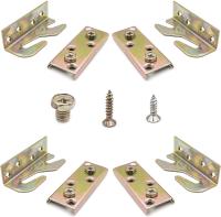 China Surealong Metal Bed Frame Hooks for Headboard Furniture Hardware 86mm*26.5mm*33mm for sale