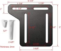 China 2.5mm Thickness Heavy Duty Bed Retrofit Board Bed Frame Bracket Adapter for Headboard for sale