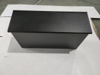 China Large Capacity Wall-Mount Mailbox Made of Galvanized Steel and Customized Logo Print for sale