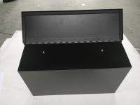 China Large Capacity Wall-Mount Mailbox Made of Galvanized Steel and Customized Logo Print for sale