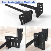 China Standard Black Bed Frame Brackets Adapter/ Connector for Heavy Duty Bed Modification for sale