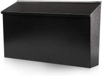 China Townhouse Steel Wall Mount Mailbox Customized Mail Box 8 Party Outdoor Black Steel Bracket for sale