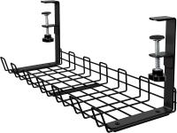 China Sturdy Office Under Desk Cable Management Tray for Adjustable Storage Holders Racks for sale