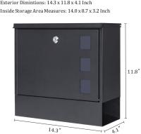 China Combination Code Lock Key Drop Box with Large Capacity and Galvanized Rust-Proof Metal for sale