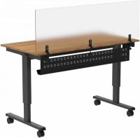 China Long Metal Under Desk Cable Organizer Tray for Perfect Standing Desk Cable Management for sale