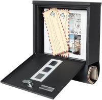 China Wall Mounted Locking Mailbox with Electrostatic Powder Coating and Customizable Color for sale