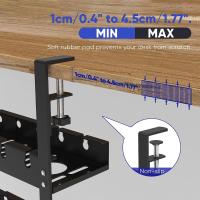 China Double Layer Design Cable Management Tray No Drilling Required for Wire Organization for sale