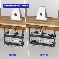 China Double Layer Design Cable Management Tray No Drilling Required for Wire Organization for sale