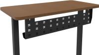China Long Metal Under Desk Cable Organizer Tray for Perfect Standing Desk Cable Management for sale