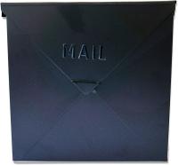 China Custom Logo Printed Industrial Style Iron Wall Mount Post Box with Anti-rust Features for sale