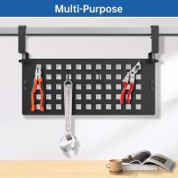 China Steel Under Desk Cable Organizer Tray with High Capacity Adjustable Docking Station for sale