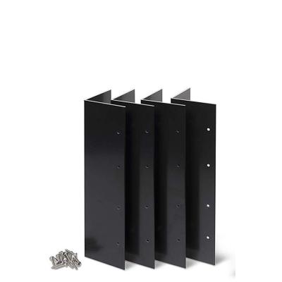 China Powder Coated Easy Assembly Raised Garden Bed Corner Bracket Connectors in Aluminum for sale