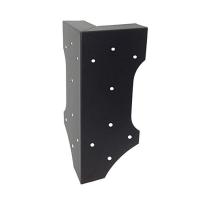 China Powder Coated Easy Assembly Raised Garden Bed Corner Bracket Connectors in Aluminum for sale