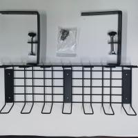 China Nonstandard Black 16 x 6.3 x 7.6 inches High Capacity Wire Management Under Desk Tray for sale