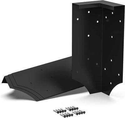 China Silver Raised Garden Bed Corner Brackets Heavy Duty L Bracket for Custom Structures for sale
