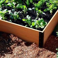 China Custom Steel Outdoor Raised Garden Bed Corner Kit Brackets for Vegetable Flower Plant for sale