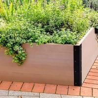 China Custom Steel Outdoor Raised Garden Bed Corner Kit Brackets for Vegetable Flower Plant for sale