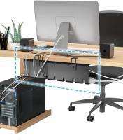China Sample Offered 1mm Powder-Coated Steel Cable Duct Desk for Neat Cable Organization for sale