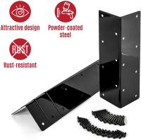 China Raised Garden Bed Corner Steel Brackets for Heavy Duty and Sturdy Gardening Structure for sale