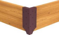 China 2.27kg Single-side Standard Corner Bracket for DIY Vegetable Garden Raised Garden Bed for sale